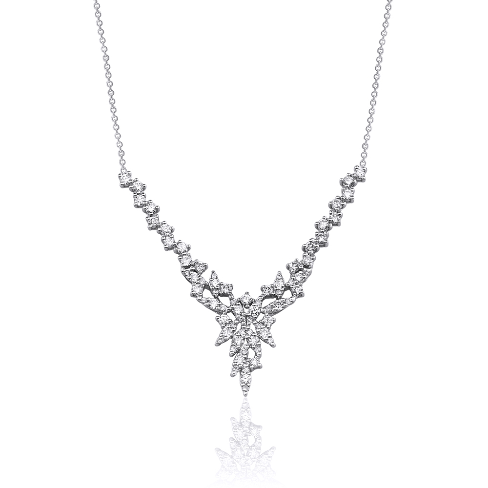 Lois Diamond | markiz model pırlanta gerdanlık kolyesi